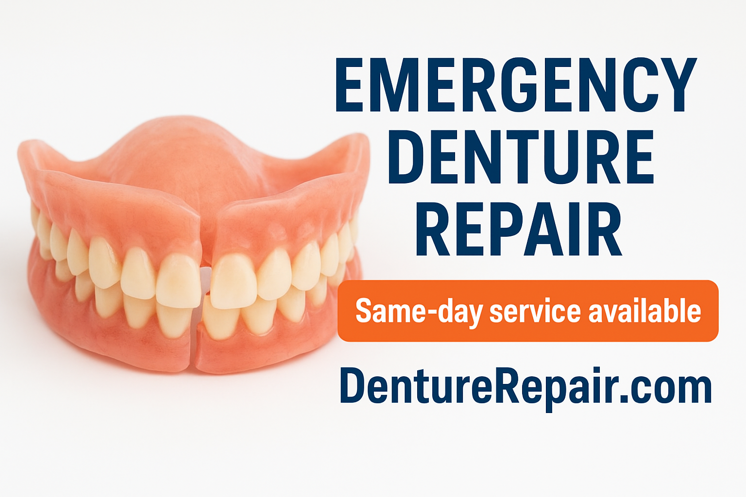 Fast & Reliable Emergency Denture Repair Services